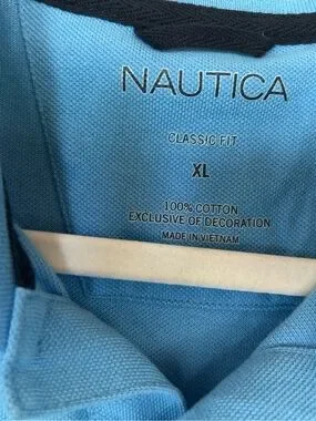 Nautica | Shirts | Mens Nautica Light Blue Classic Fit Polo Size Xl ...